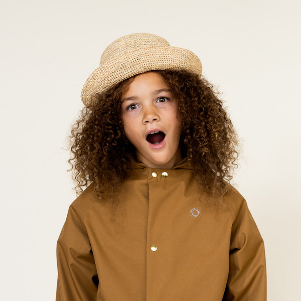 Waterproof Midi Raincoat - Rust – MamaOwl