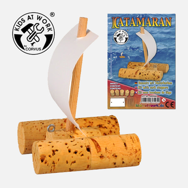 Cork Catamaran Boat Kit – MamaOwl