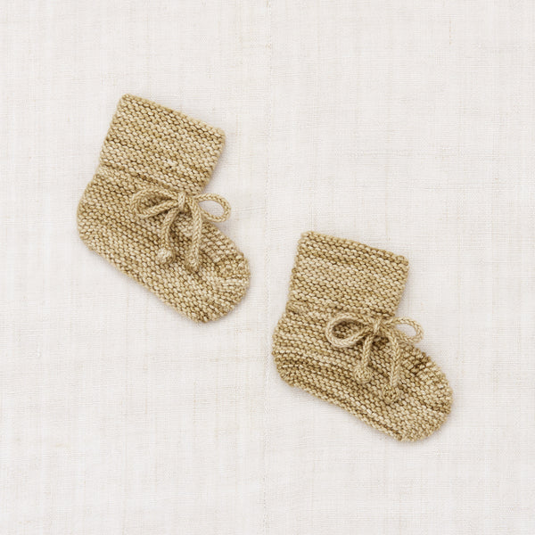 Baby Hand Knit Merino Wool Booties in beige in sizes 6-24m. – MamaOwl