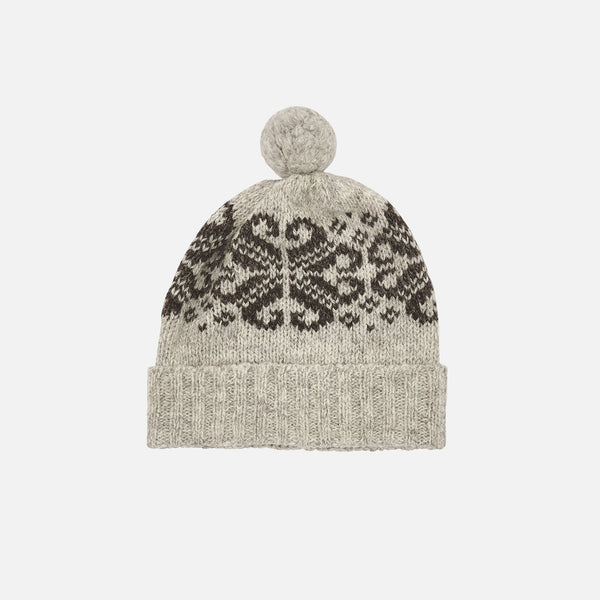 Women's Wool Folklore Hat - Undyed Light Grey – MamaOwl