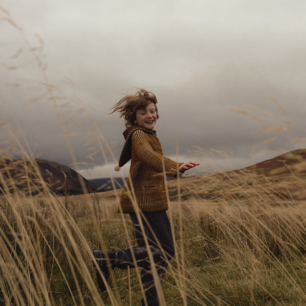 Merino Wool North Wind Jacket - Nutmeg/Alabaster – MamaOwl