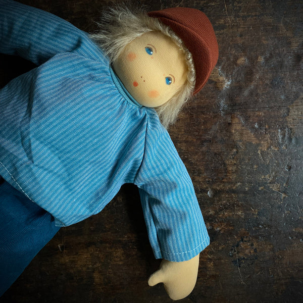 Handmade Cotton/Wool Pepe Doll – MamaOwl